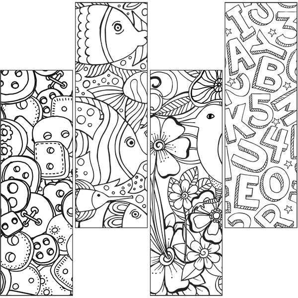 Signet à colorier - Variés | RM Leduc&CIE