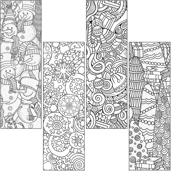 Signet à colorier - Hiver | RM Leduc&CIE